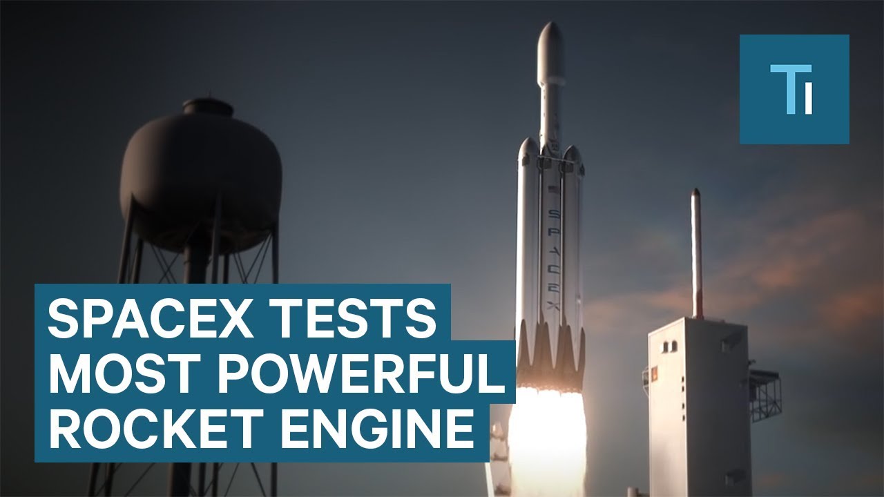 Video Footage Shows Test of SpaceX's Falcon Heavy Rocket Engine | Videos