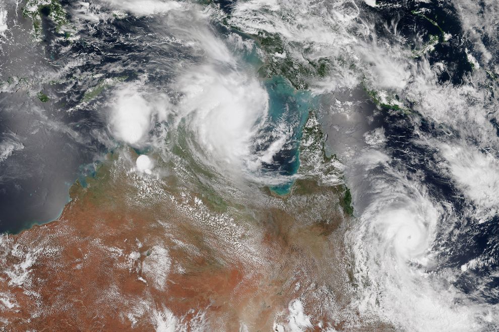 Rare Occurance of Double Cyclones Hit Australia | Earth And The Environment