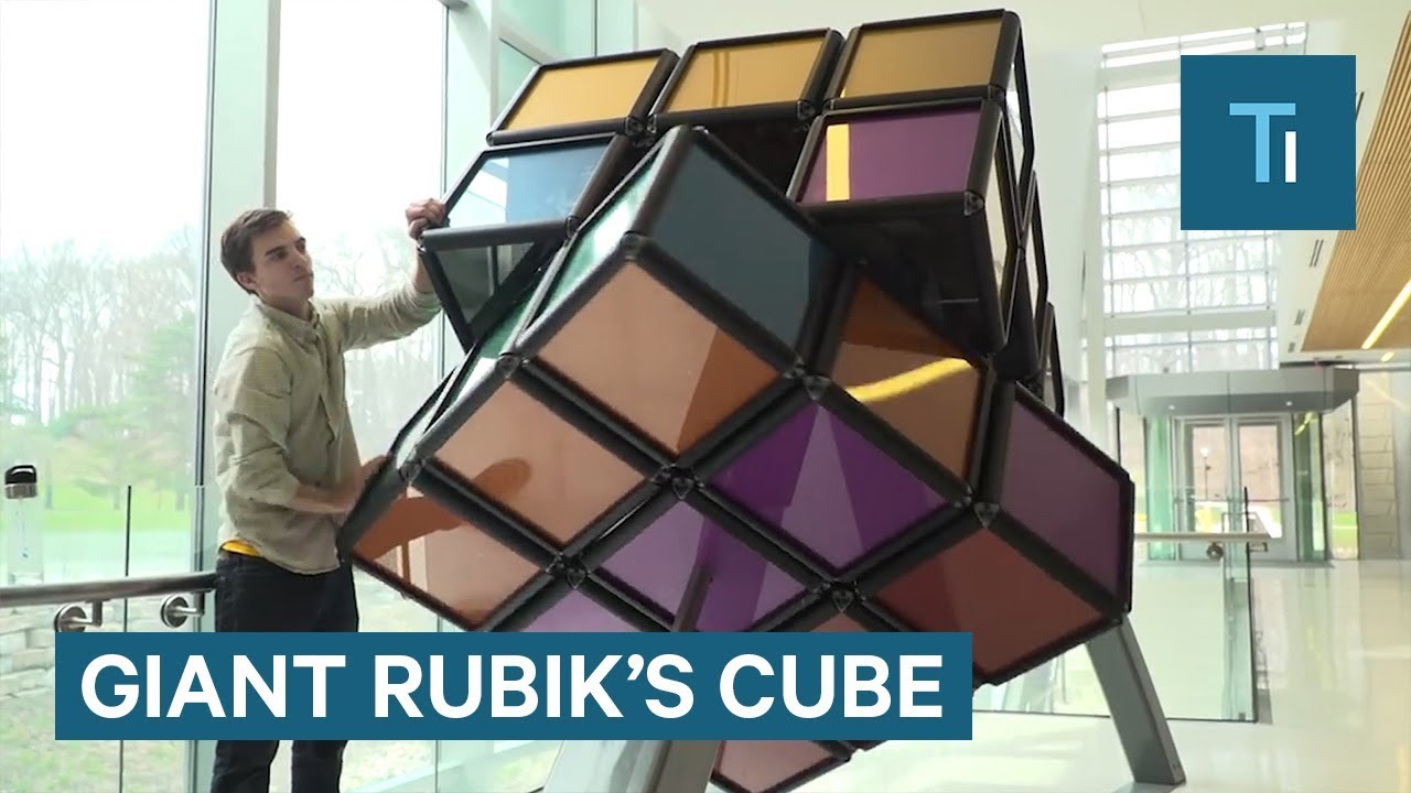 Meet the World's Largest Freestanding Rubik's Cube | Videos