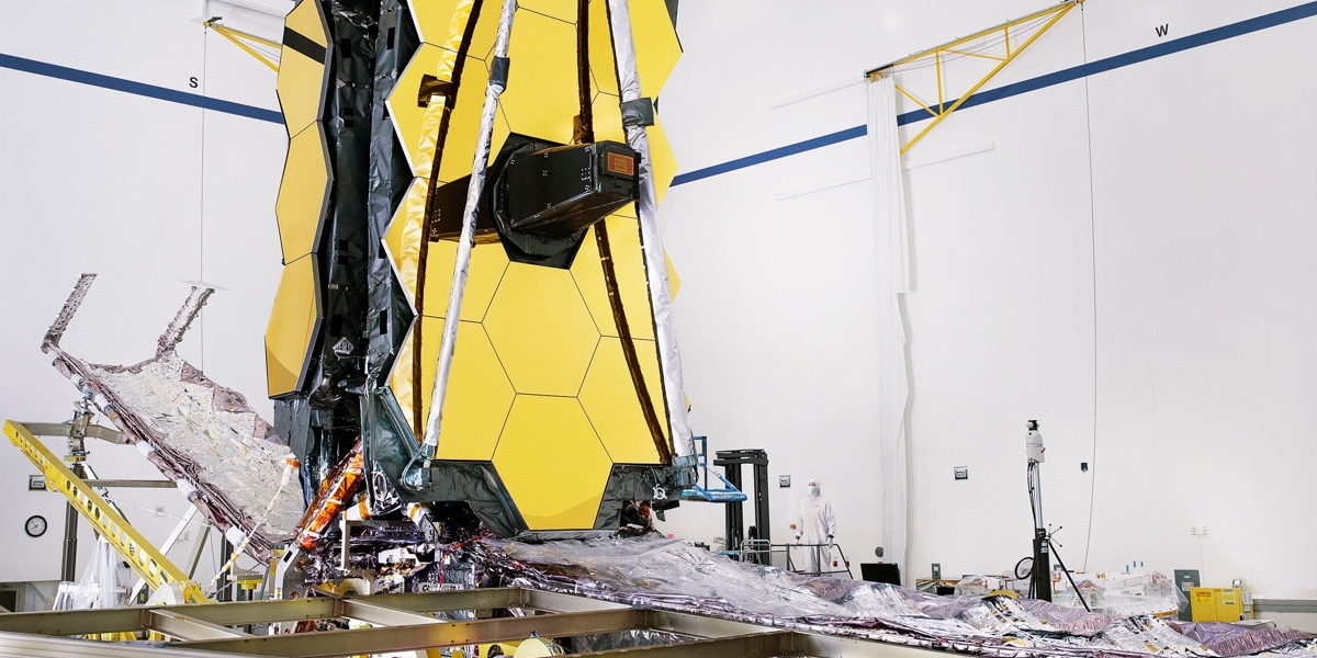 Two Halves of the James Webb Space Telescope Joined for First Time | Space