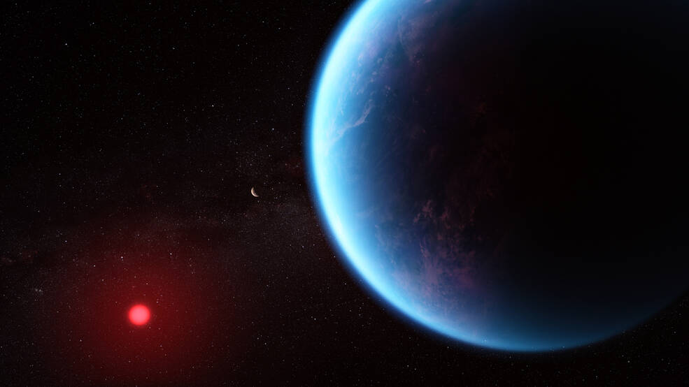 Hubble and Webb Telescopes Shed Light on K2-18 b's Habitable-Zone ...