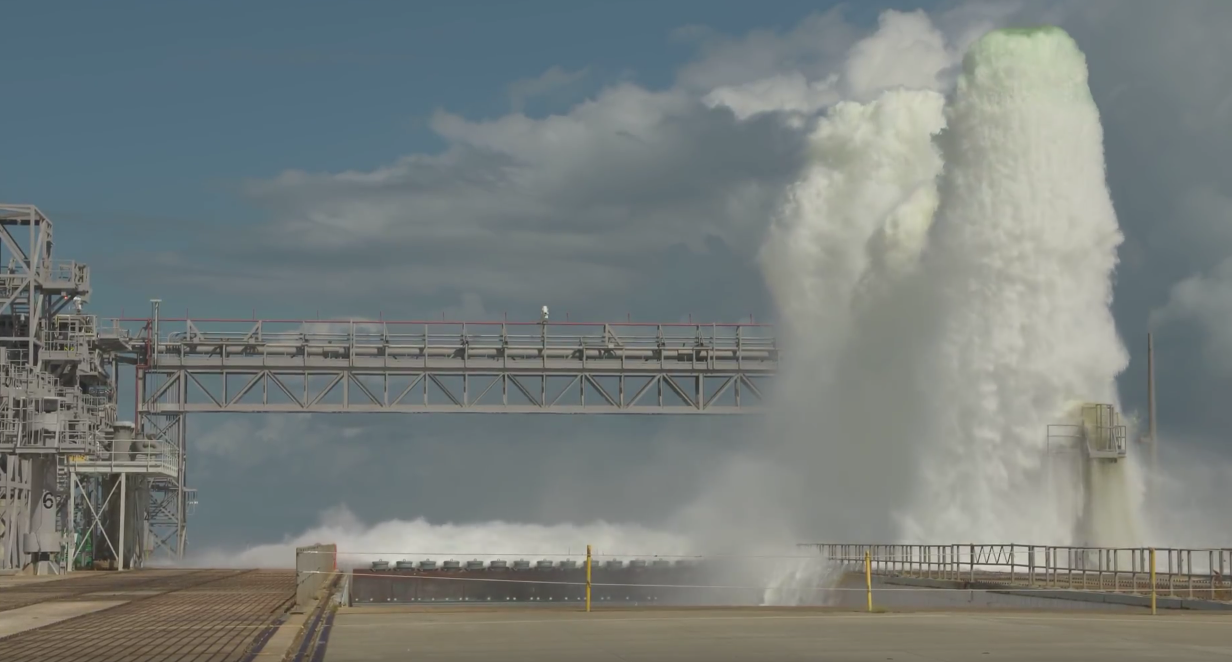 Watch NASA's IOP/SS Deluge System Spew 450,000 Gallons of Water in 60 ...