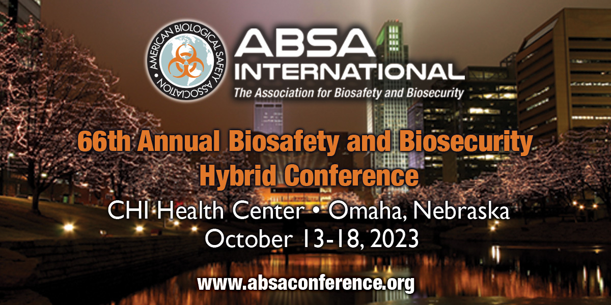 66th Annual Biosafety and Biosecurity Conference