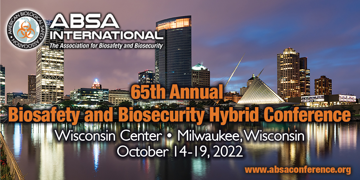 65th Annual Biosafety and Biosecurity Conference