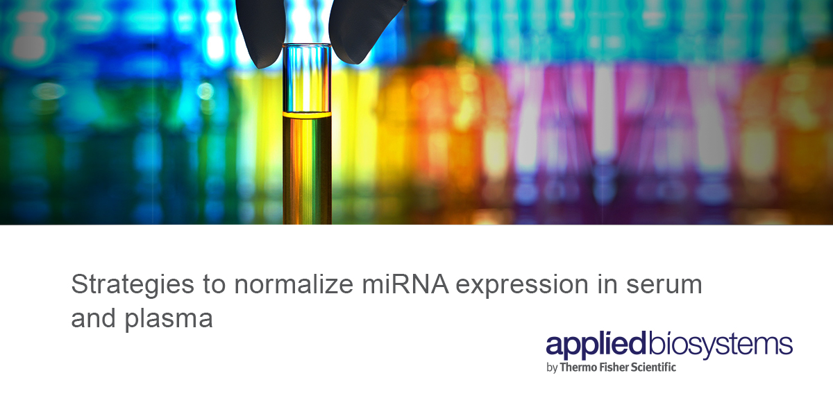 Strategies to Normalize miRNA expression in serum and plasma.