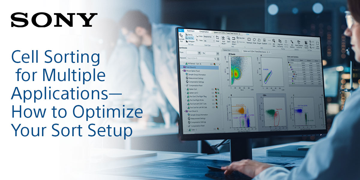 Cell Sorting For Multiple Applications How To Optimize Your Sort Setup