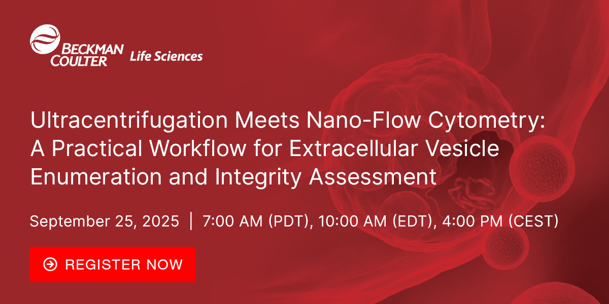 Ultracentrifugation Meets Nano-Flow Cytometry: A Practical Workflow for ...