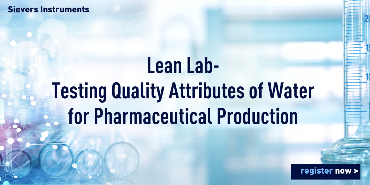 Lean Lab - Testing Quality Attributes of Water for Pharmaceutical ...