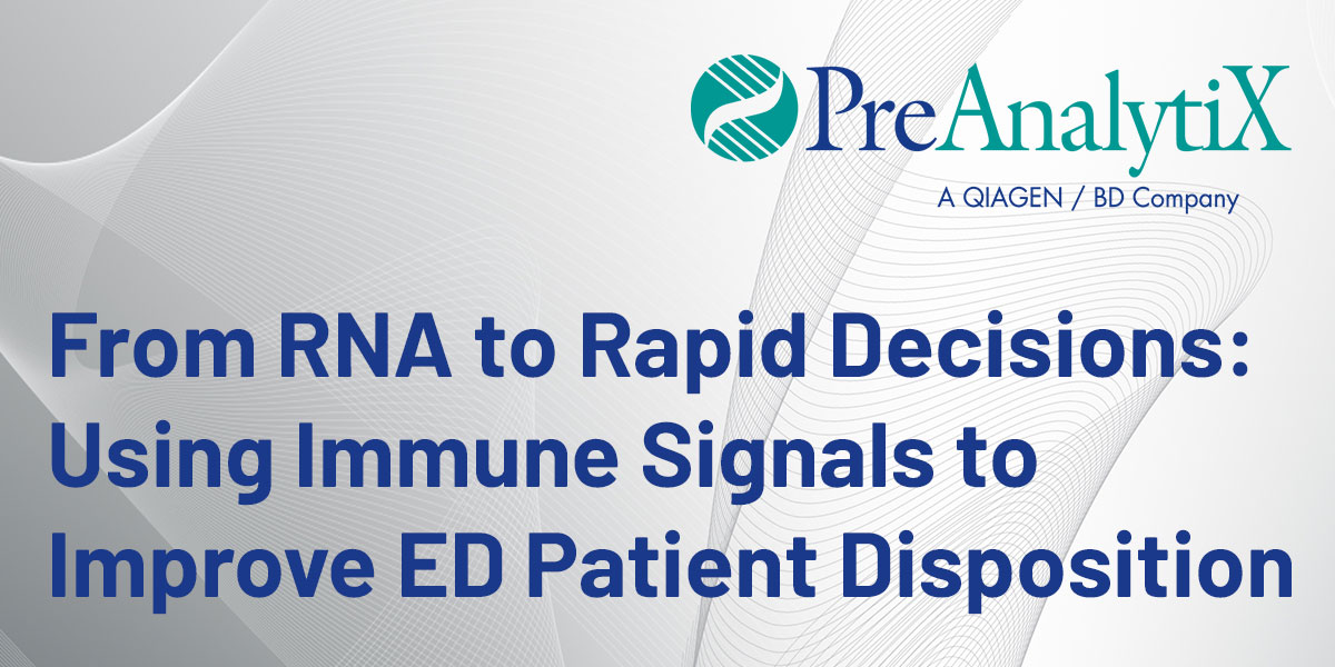 From RNA to Rapid Decisions: Using Immune Signals to Improve ED Patient ...