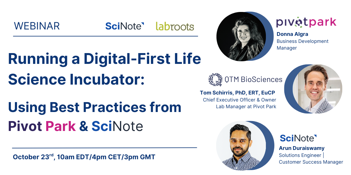 Running a Digital-First Life Science Incubator: Best Practices from ...