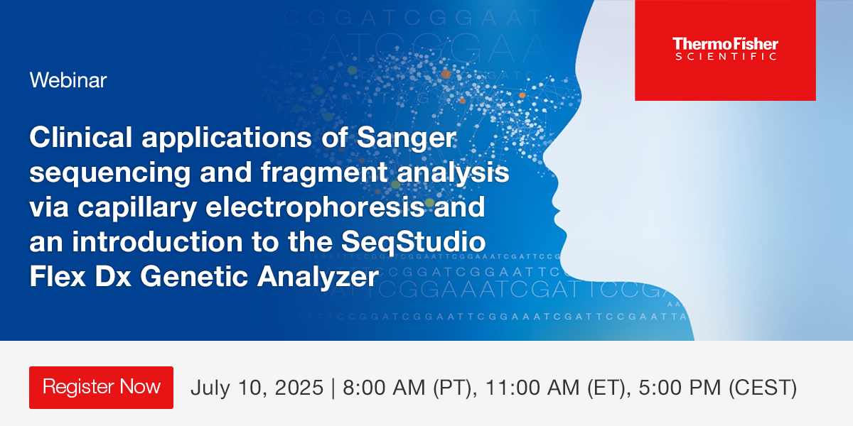 Clinical applications of Sanger sequencing and fragment analysis via capillary electrophoresis ...