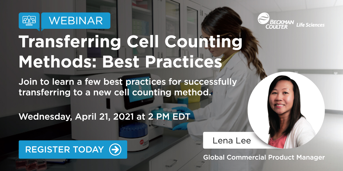 Transferring Cell Counting Methods: Best Practices