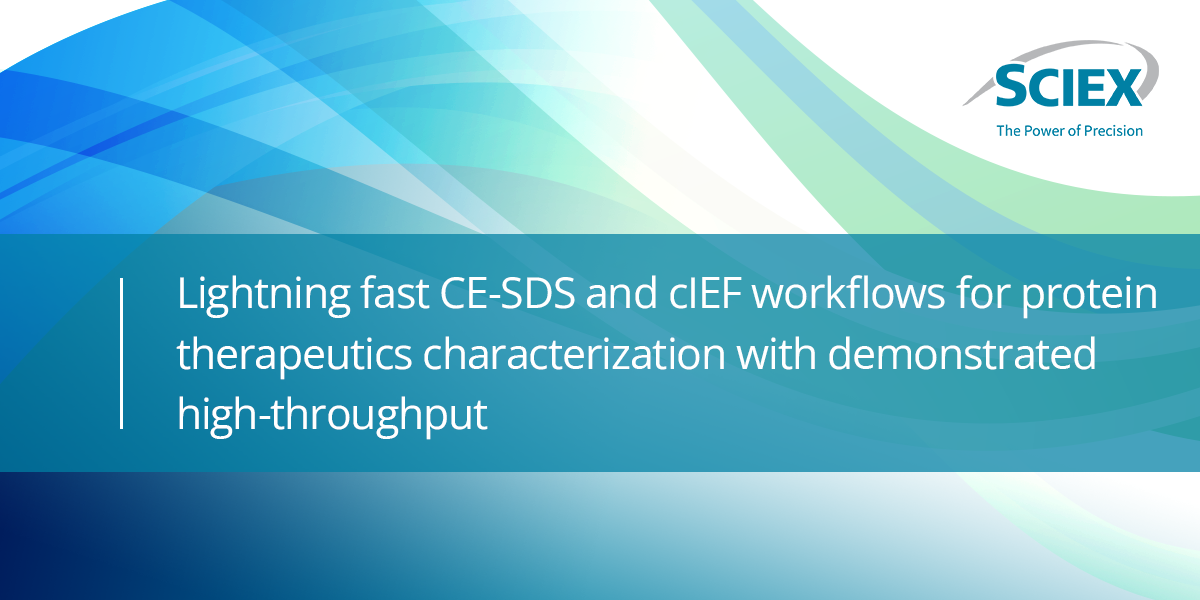 Lightning fast CE-SDS and cIEF workflows for protein therapeutics ...